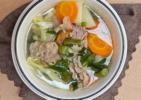 Resep Sayur Sop Kembang Kol Dan Beef Slice Tetelan Oleh Sri Dahliani