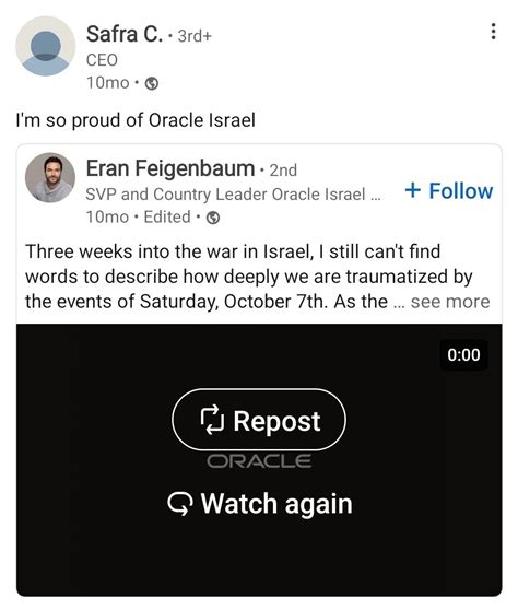 Hossam Salem On Linkedin Oracle Ceo