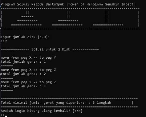 Github Xenoidstower Of Hanoi Recursion Simple Recursion Program