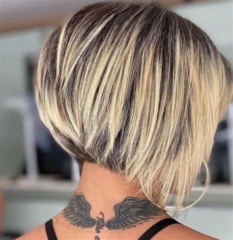 Stacked A Line Bob Haircut This Hairstyle Will Help You Get Natural
