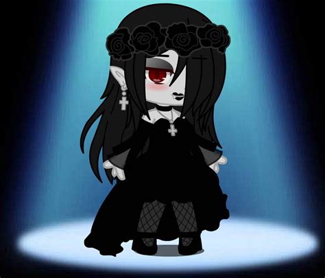 Elaines Black Dress Gacha Club By Arwenthecutewolfgirl On Deviantart