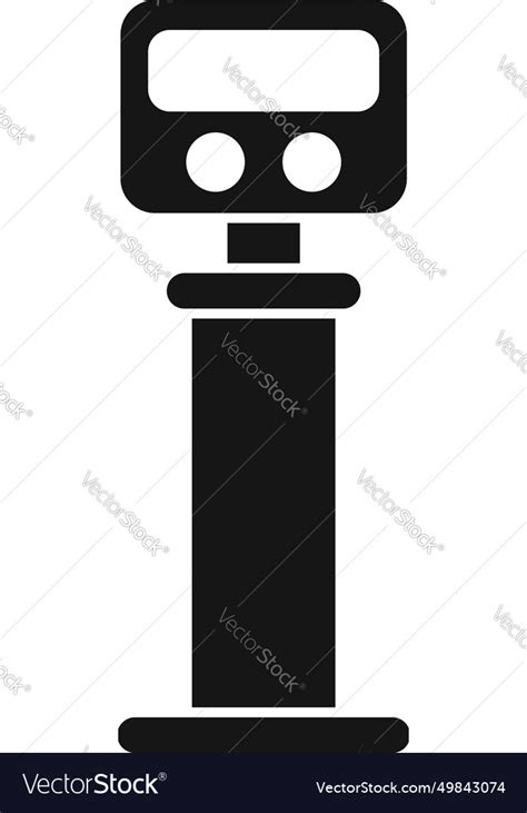 Road Sensor Toll Icon Simple Control Blind Vector Image