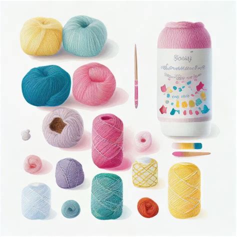 Premium Photo Flat Lay Yarn And Accessories For Craft Knitting And