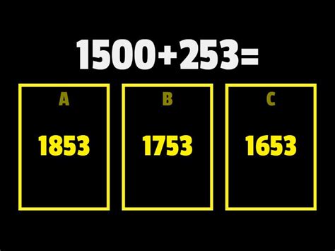 4 Digit Addition Quiz