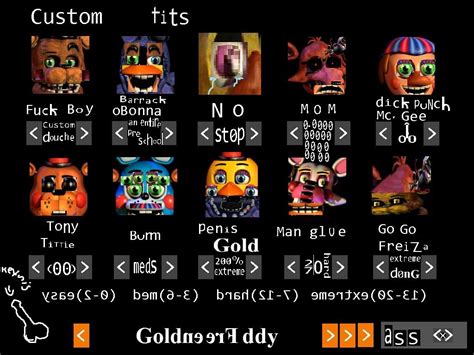 Custom Tits Five Nights At Freddys Know Your Meme