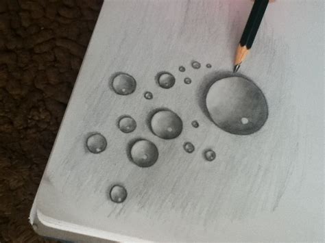 Realistic Water Droplet Drawing