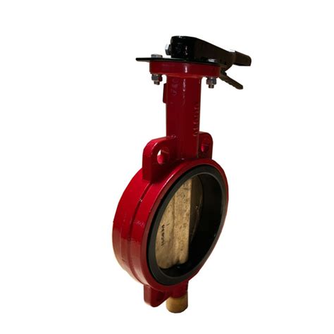 Wafer Style Butterfly Valve Ductile Iron 6 Pipe Size Class 225 Toolots