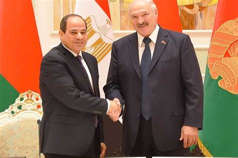 السيسي ولوكاشينكو يتفقان على إقامة تمثيل دبلوماسي مصري في مينسك