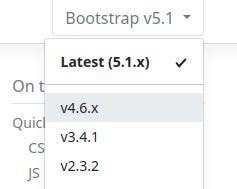 Every Version Of The Docs Say Latest In The Dropdown Issue 37014