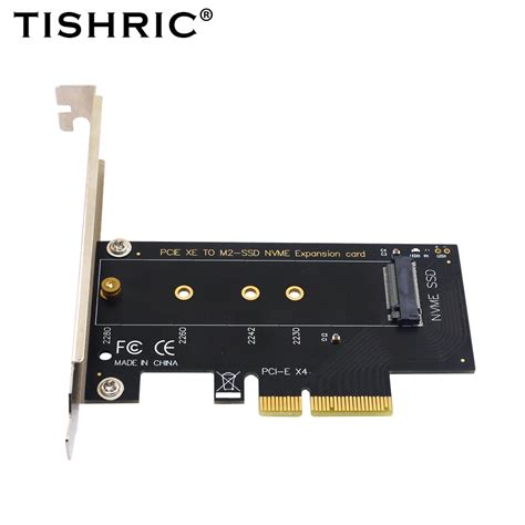 TISHRIC tarjeta de expansión PCIE a M2 SSD NVME M 2 NVME a PCI E 4X M 2