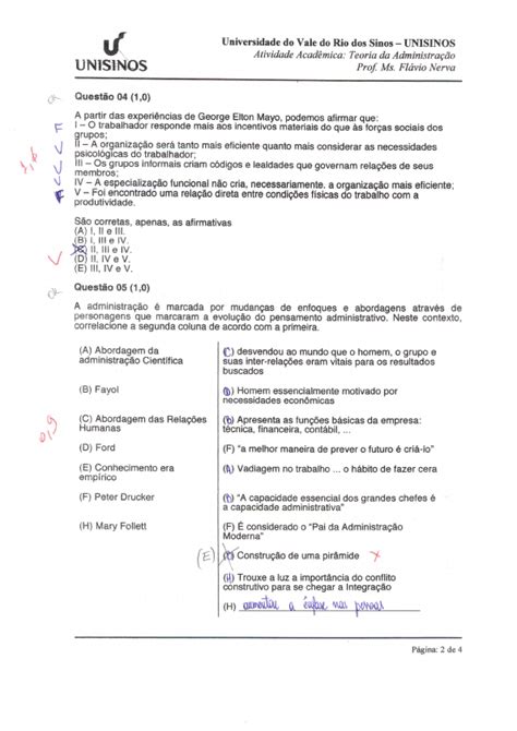 Prova Grau A Administração