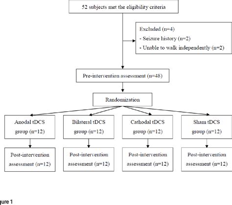 Figure 1 From Different Montages Of Transcranial Direct Current Stimulation On Dual Task Walking