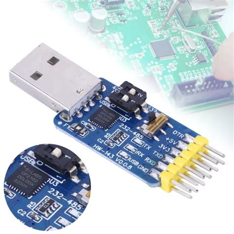 Cp2102 6 In 1 Usb Uart Serial Communication Module Multifunctional For