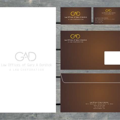 Create The Next Stationery For Law Offices Of Gary A Dordick A Law