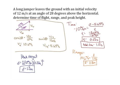 Projectile Problems Ppt
