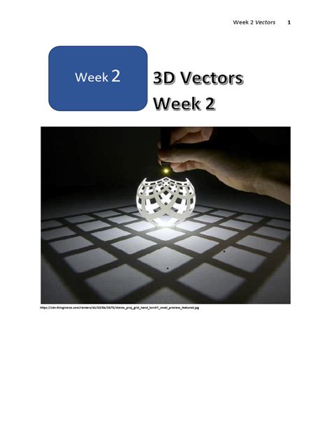 W2 Vector Pdf Vector Space Euclidean Vector