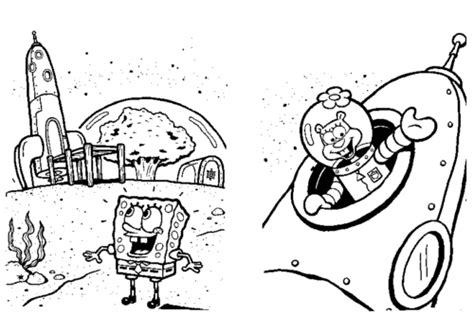 Free SpongeBob SquarePants Coloring Pages Printable