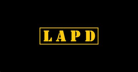 Lapd Lapd Sticker Teepublic