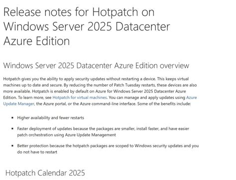 Windows Server 2025 Will Be Available Now As A Paid Hotpatching