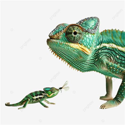 파리를 잡는 무료 카멜레온 카멜레온 파리 만화 Png 일러스트 및 이미지 에 대한 무료 다운로드 Pngtree