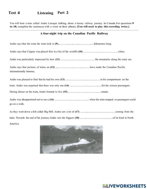 Fce Listening Test 4 Answer Sheet 4998628 Pachielbel