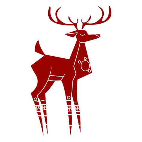 Design Png E Svg De Animal De Silhueta Detalhada Com Padrão De Cauda De