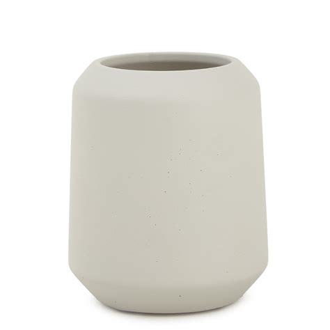 Copo Porta Escova De Dente Em Cimento 12cm 18366 Mart Paris Luz Loja