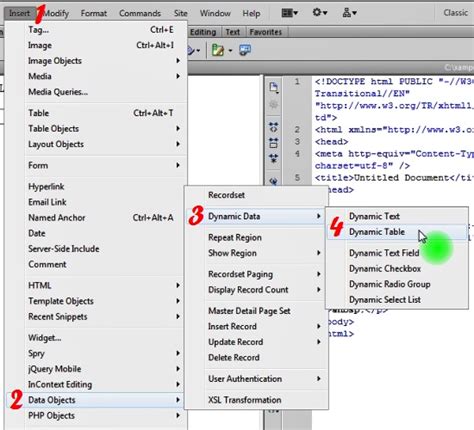 cara membuat form untuk menampilkan data di dreamweaver cs6 projek web ku