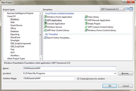 Crud Operation In Datagrid In Wpf
