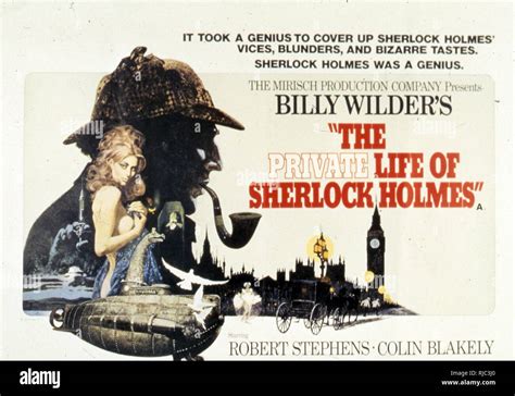 Affiche De Film Pour La Vie Privée De Sherlock Holmes Un Film En