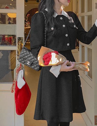 🌞새해특가 연말룩원피스 Top0501 비엘르 카라 트위드 미니 원피스연말룩원피스하객룩원피스겨울원피스미니원피스트위드원피스카라원피스숏원피스연말룩하객룩