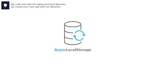 Github Createnextappasync Local Storage Asynclocalstorage Is An