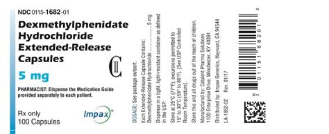 Dexmethylphenidate Er Capsule Fda Prescribing Information Side