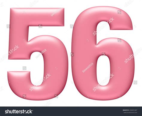 Letter Digit 5 6 Isolated On Stock Illustration 230491267 | Shutterstock