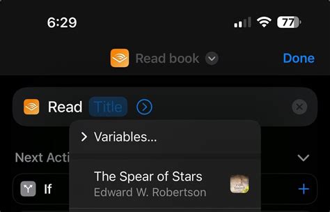 Shortcut Action Read Book Does Not Support Current Book Option Raudible