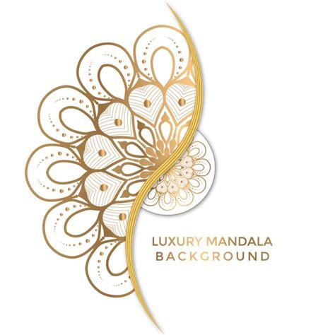 Premium Vector Luxury Ornamental Mandala Design Background In Gold Color