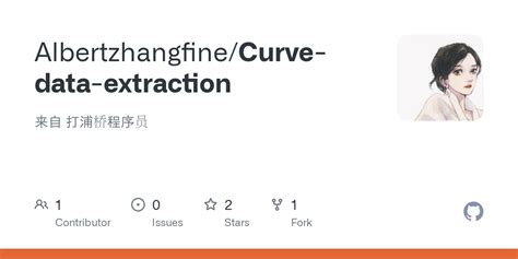 GitHub Albertzhangfine Curve data extraction 来自 打浦桥程序员