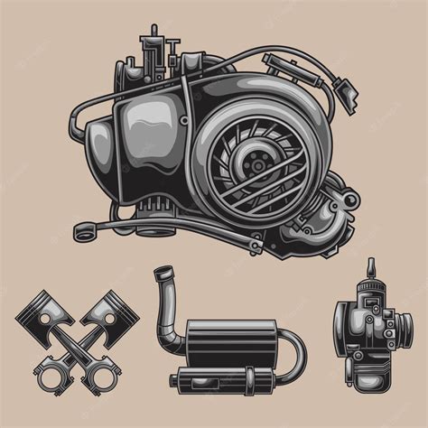 Premium Vector Wolf Head Illustration In Mecha Style