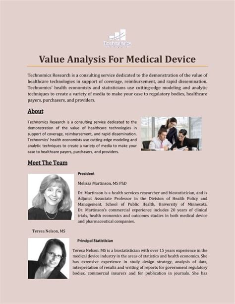 Value Analysis For Medical Devicepdf