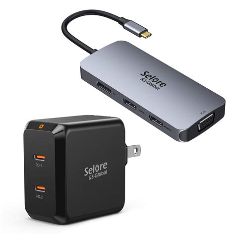 7 In 1 Usb C Docking Stationusb C Gan Charger 67w Dual