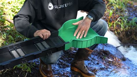Sluice Fox Sluice Fox 61 Inch Portable Gold Sluice Box And Bucket