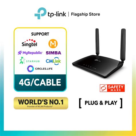 Tp Link Archer Mr Ac Ghz Ghz Dual Band G Lte Wifi Sim Card Router Modem For Singtel