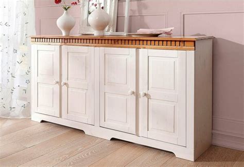 Home Affaire Sideboard Lisa Aus Massivem Kiefernholz Wahlweise Mit 3
