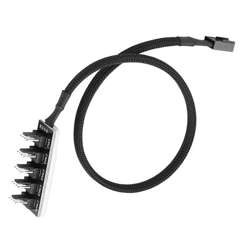 Concentrador De Ventilador De 5 Puertos Cable Divisor De Ventilador