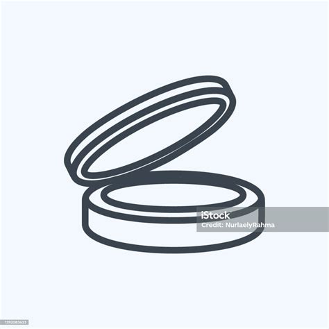 아이콘 블루숀 뷰티 케어 기호에 적합합니다 선 스타일 편집 가능한 간단한 디자인 디자인 템플릿 벡터 간단한 기호 그림 건강한