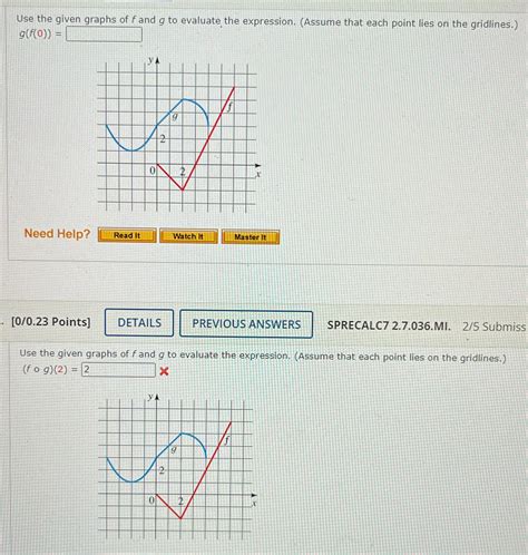Solved Use The Given Graphs Of F And G To Evaluate The Expression Assume Course Hero