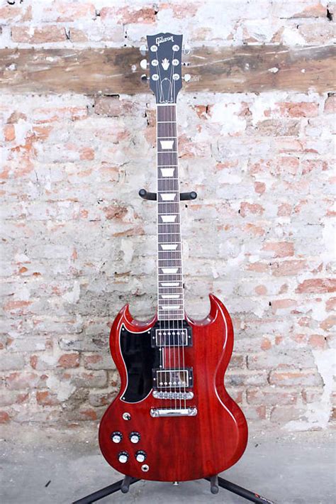 Gibson SG Standard T Left Handed Heritage Cherry 2017 Reverb UK