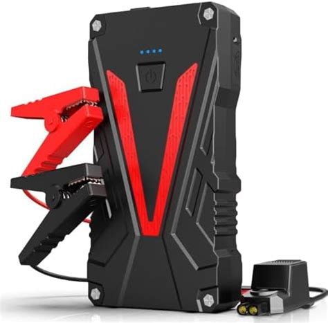 Starthilfe Powerbank 2500A Spitzenstrom Tragbare Auto Starthilfe für 8