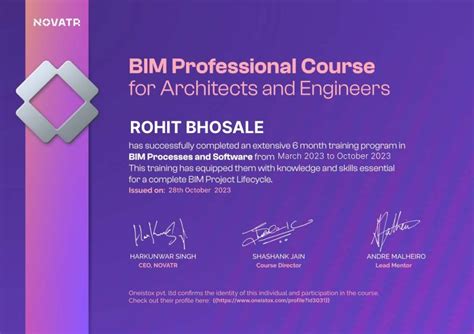 Rohit Bhosale On Linkedin Bimcertification Aecindustry Novatrgrad