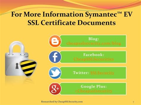EV SSL Certificate Documents Required By Symantec PPT